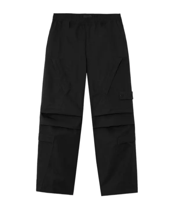 Stone Island Loose-fit Cargo Trousers - Black