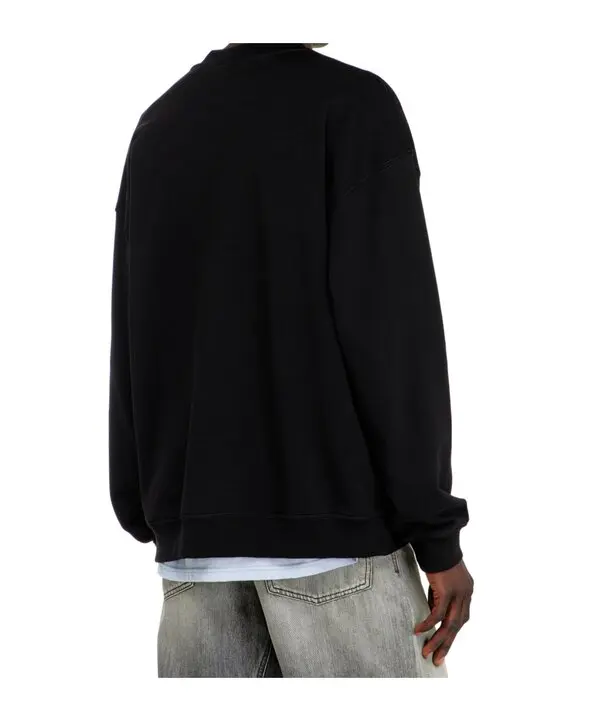 DIESEL® Cotton Sweatshirt With Graphic Print