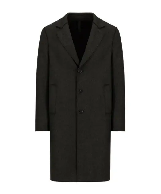 Harris Wharf London Overcoat Jacquard Wool