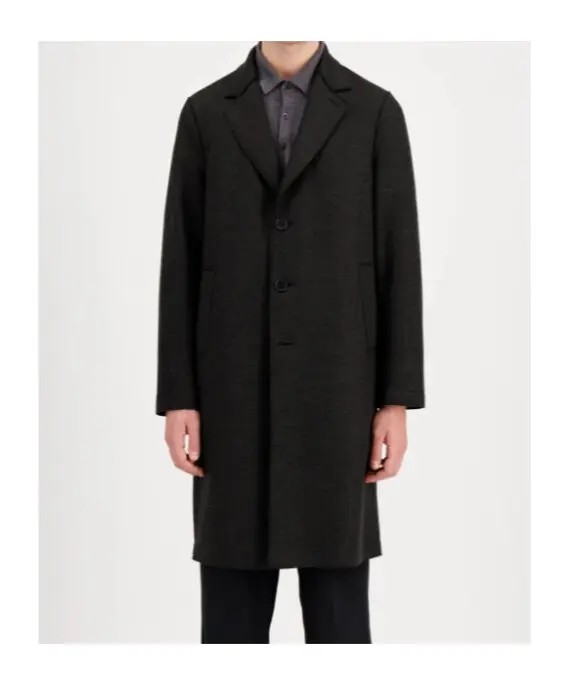 Harris Wharf London Overcoat Jacquard Wool