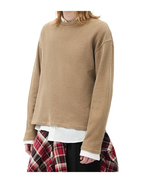 ANN DEMEULEMEESTER Long-sleeve T-shirt - Camel