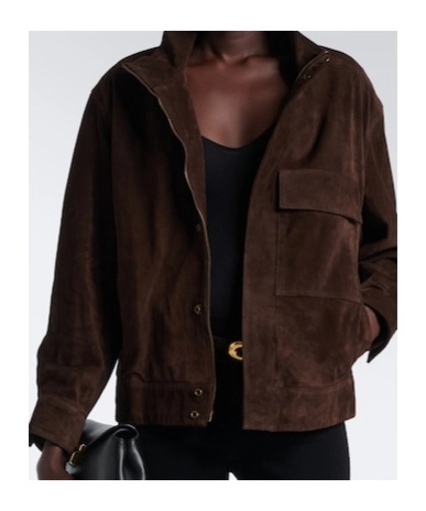 NILI LOTAN Cirque Suede Jacket
