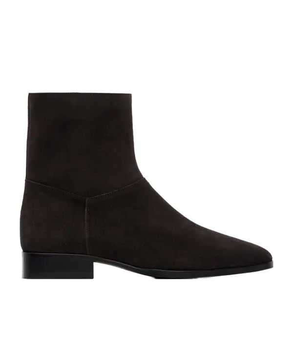 Fear Of God Zippered Ankle Boots - Dark Brown