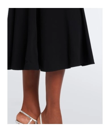 Roland Mouret Asymmetrical Bow Detail Belted Midi Dress