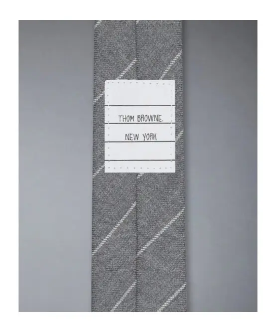 Thom Browne Pinstripe-pattern Rwb-stripe Tie