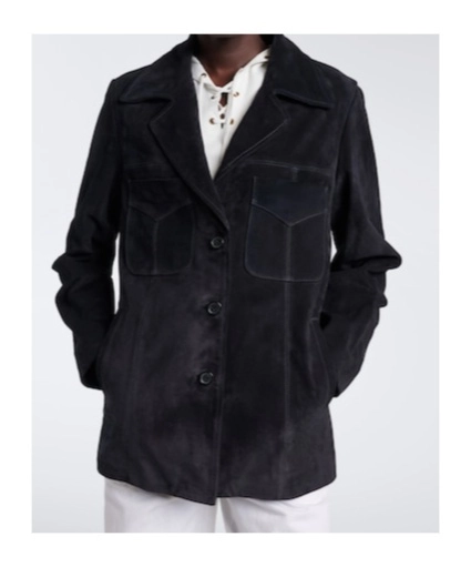 NILI LOTAN Dominic Suede Jacket