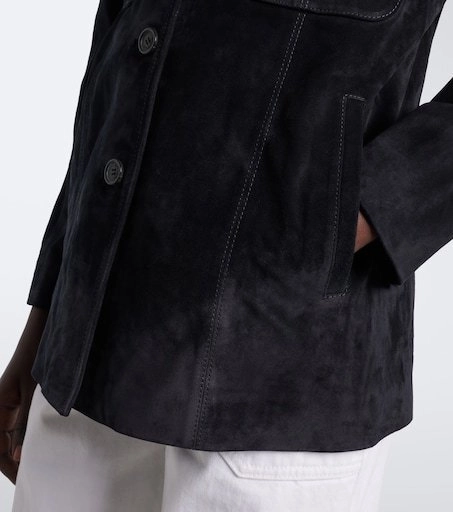 NILI LOTAN Dominic Suede Jacket