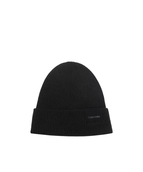 TOM FORD Ribbed Knit Cuffed Hat - No