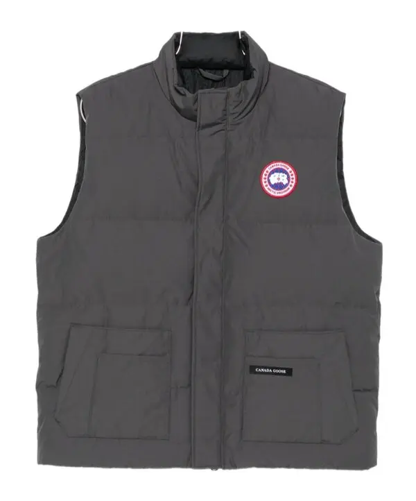 Canada Goose Quilted Logo-patch Gilet - Black