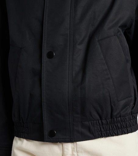 NILI LOTAN Klaire Cotton-blend Bomber Jacket
