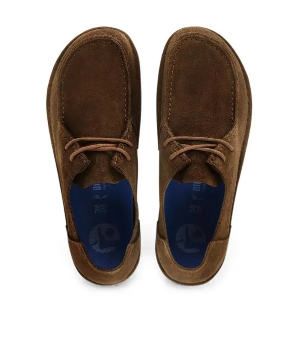 BIRKENSTOCK Suede Lace-up Loafers