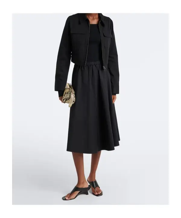 Vince Cropped Cotton Jacket