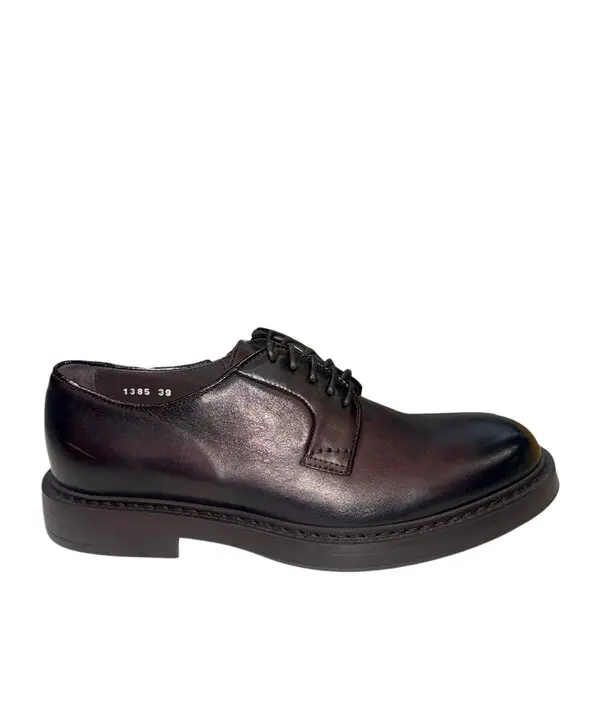 DOUCAL'S Round-toe Casual Shoes - Wine Red