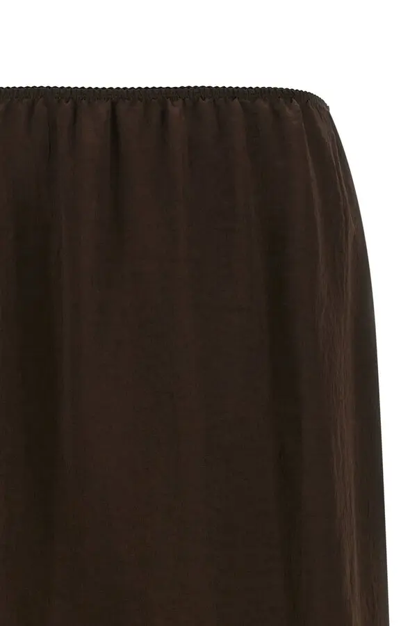 TWINSET Satin Lace Midi Skirt