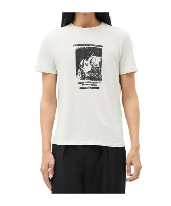 ANN DEMEULEMEESTER Baptist Graphic-print T-shirt - Ivory