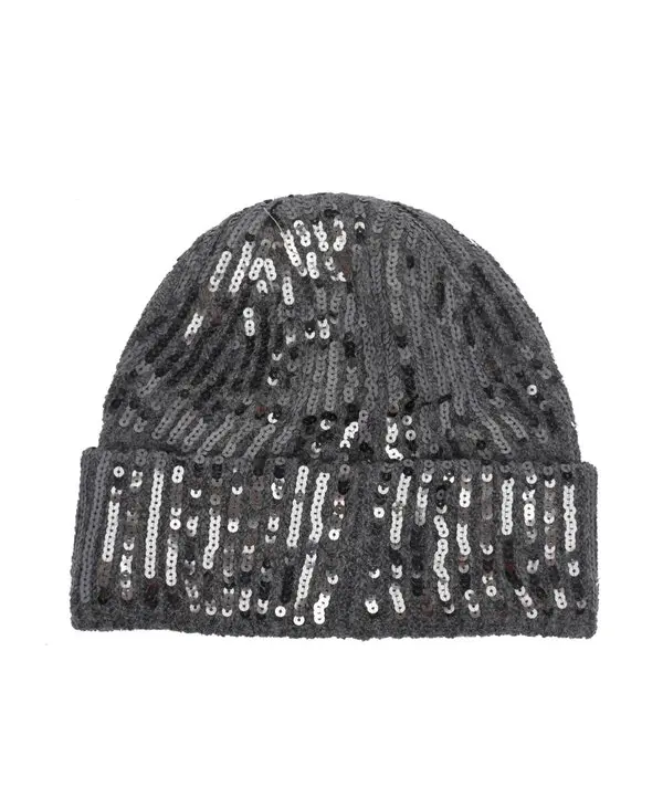 Pinko Sequin Knit Hat
