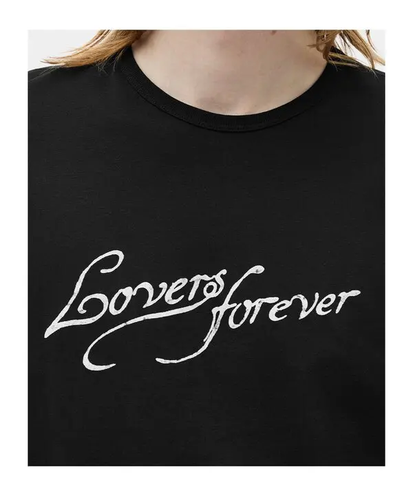 ANN DEMEULEMEESTER Baptist Slogan-print T-shirt - Black