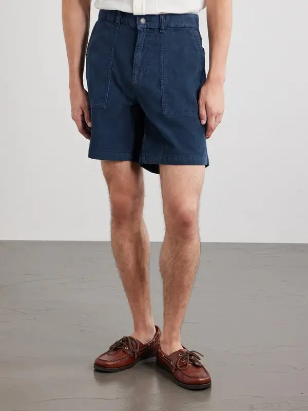 CORRIDOR Wide-leg Corduroy Shorts