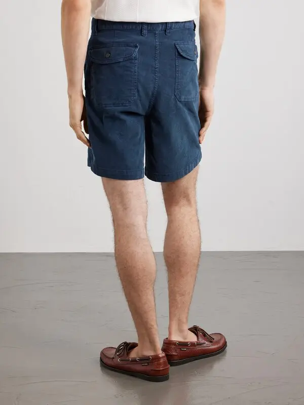 CORRIDOR Wide-leg Corduroy Shorts