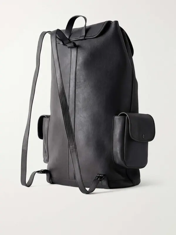 Celine Triomphe-embellished Leather Backpack