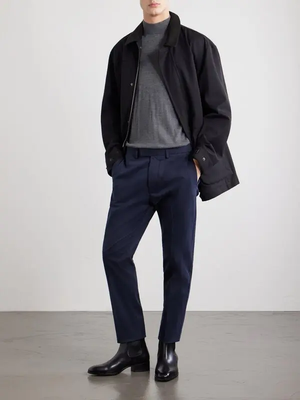 TOM FORD Wool Rollneck Sweater - Gray
