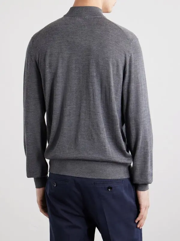 TOM FORD Wool Rollneck Sweater - Gray