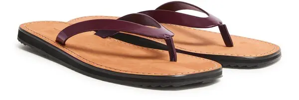 THE ROW City Leather Thong Sandals