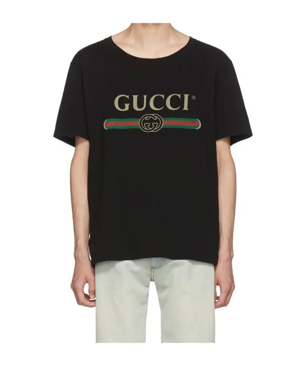 Gucci Oversize Washed T-shirt With Logo