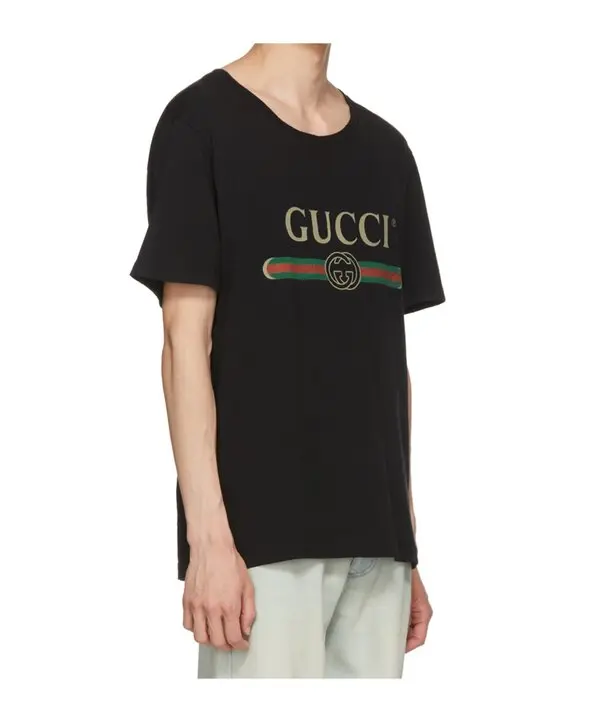 Gucci Oversize Washed T-shirt With Logo