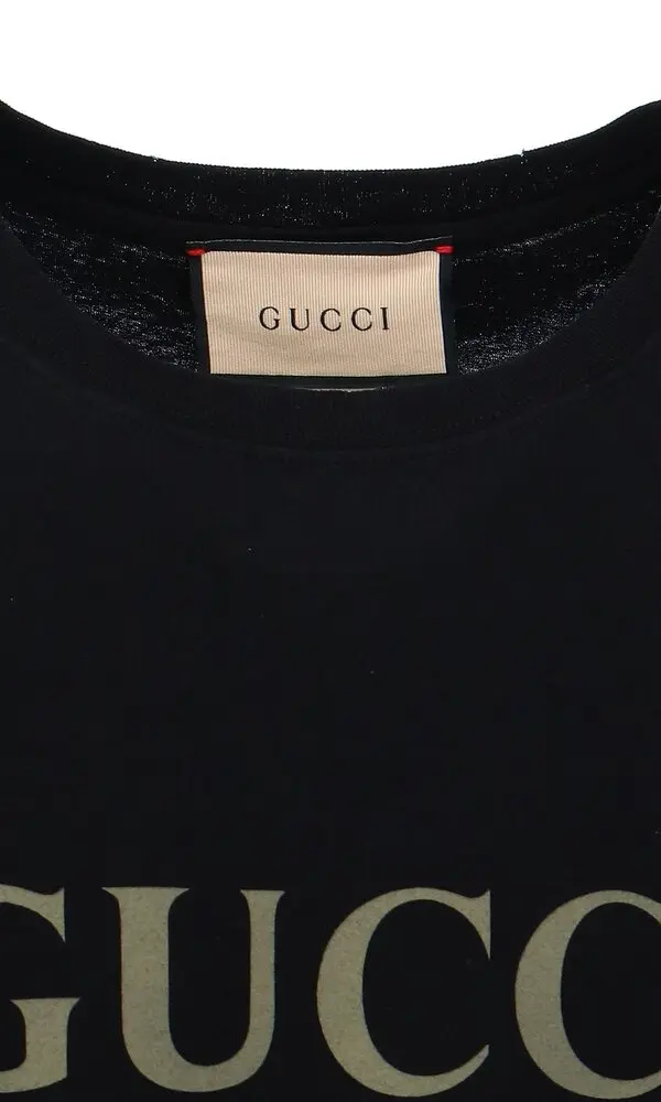 Gucci Oversize Washed T-shirt With Logo