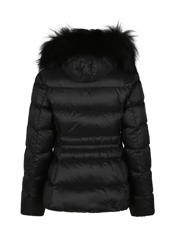 Moncler Boed Fur-trim Hooded Padded Jacket