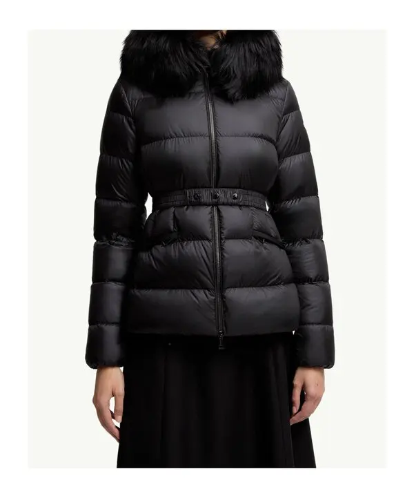 Moncler Boed Fur-trim Hooded Padded Jacket