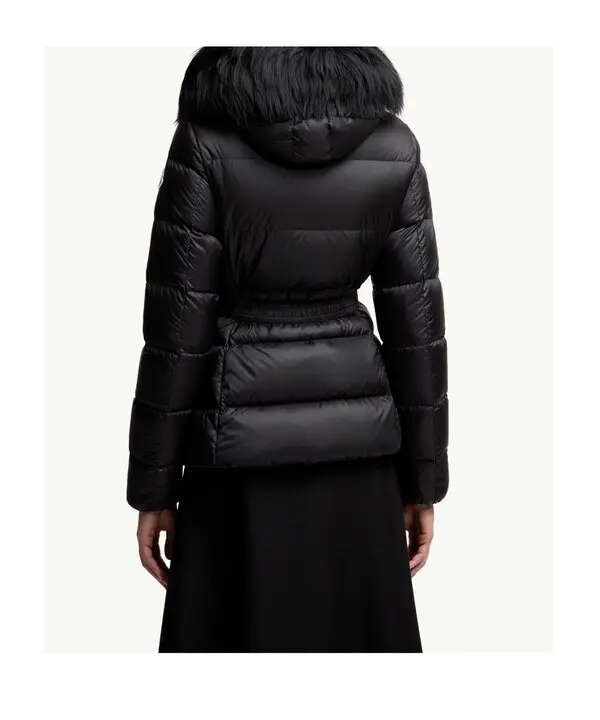 Moncler Boed Fur-trim Hooded Padded Jacket