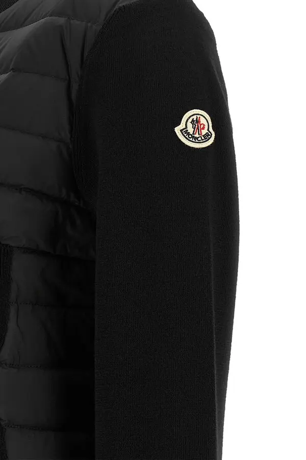 Moncler Quilted Zip-up Cardigan