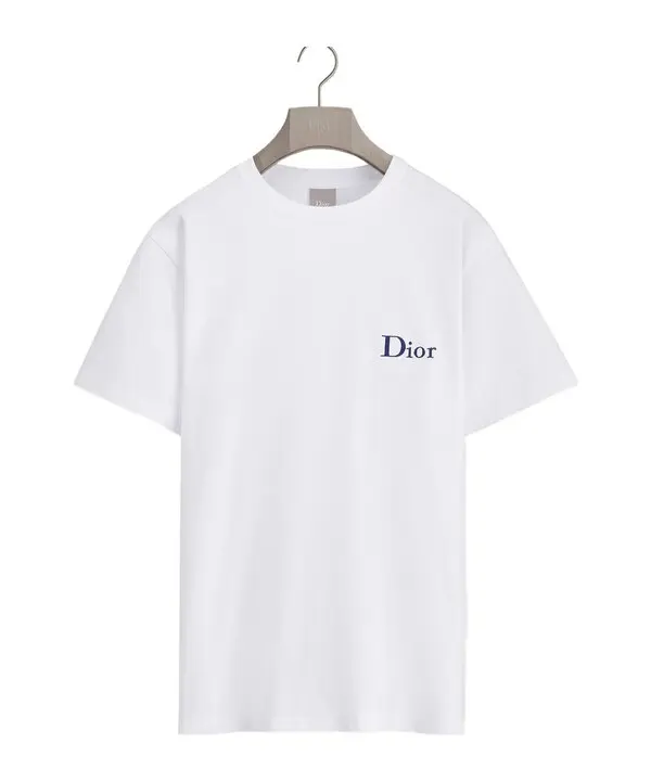 Dior T-shirt With Embroidery, Relaxed Fit - White