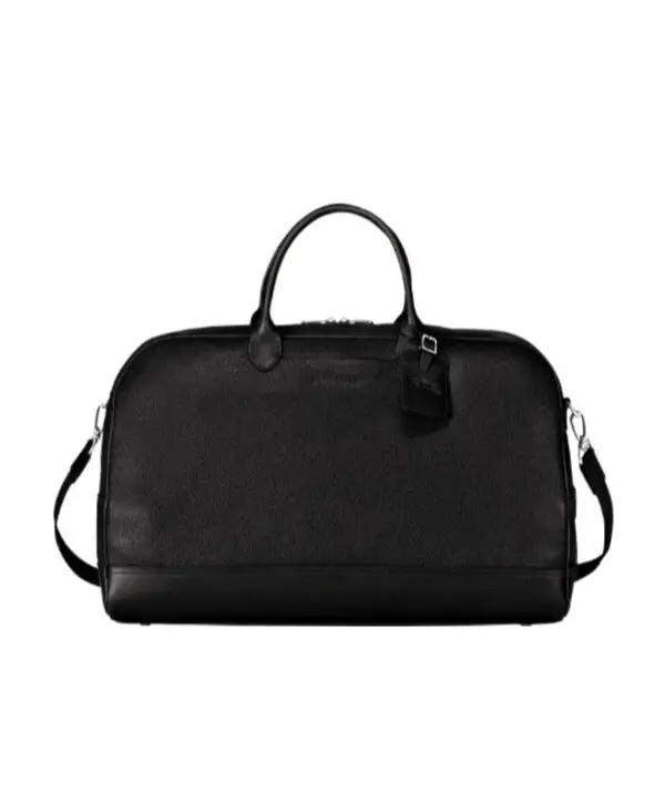 Longchamp Logo Travel Bag - Black