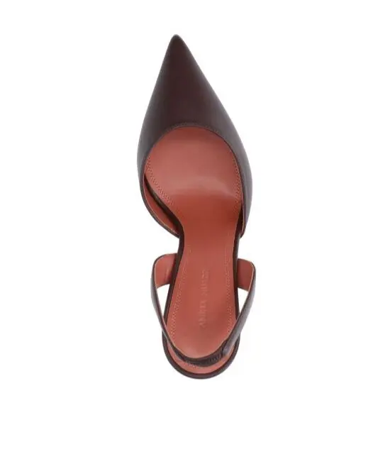 Amina Muaddi Pointed-toe High-heeled Sandals