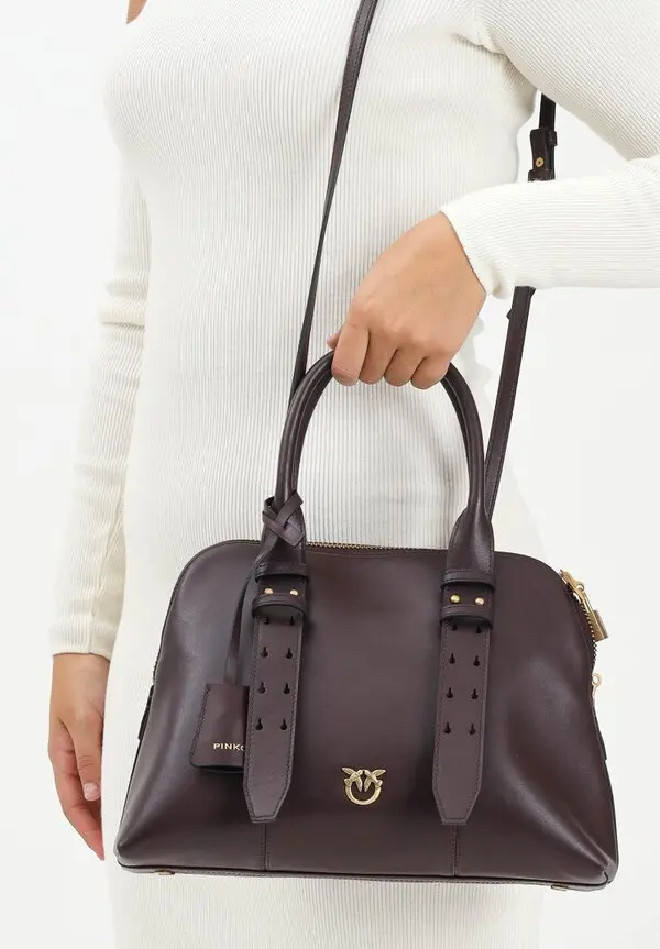 Pinko Escape Bag Medium Bowling Handbag