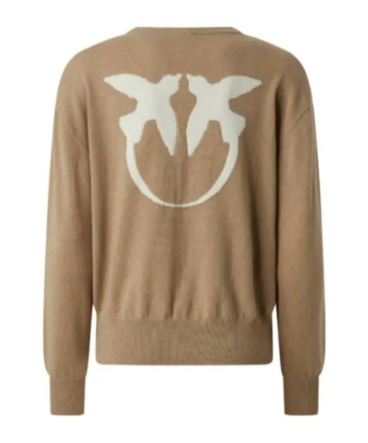 Pinko Martinica Logo Intarsia Jumper