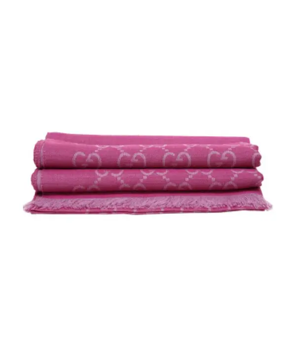 Gucci Logo Printed Casual Scarf