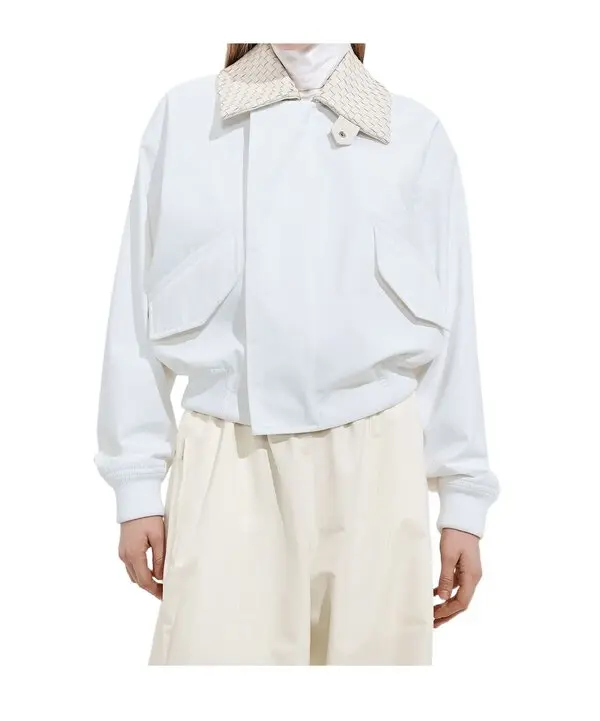 Bottega Veneta Cotton Blouson - White