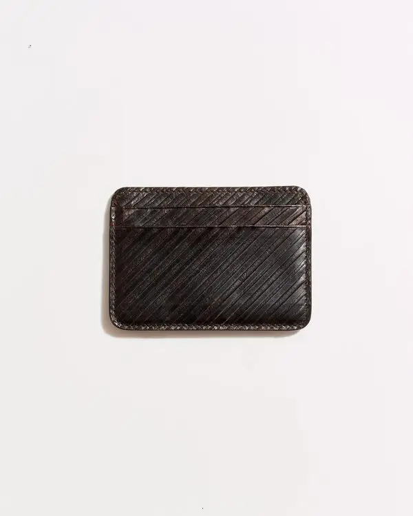 Billy Reid Luxe Card Holder - Brown