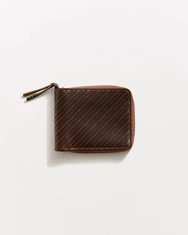 Billy Reid Leather Zip Wallet