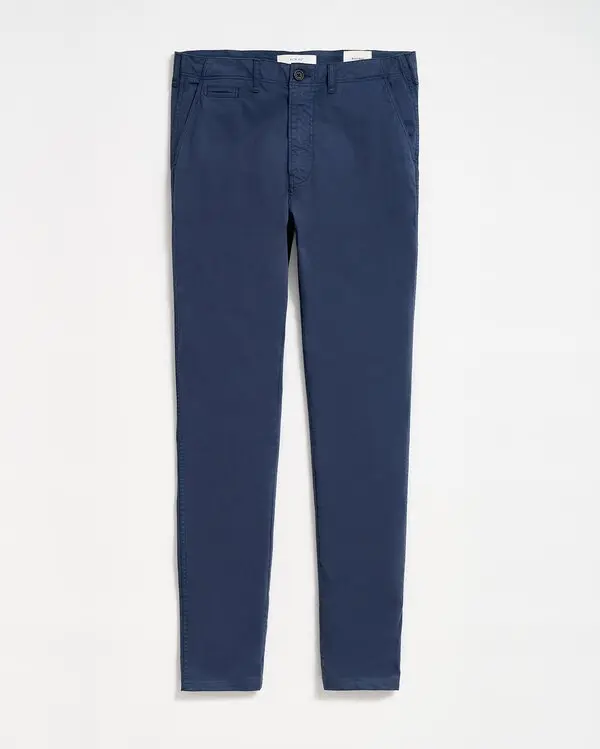 Billy Reid Slim Chino Pant - Blue