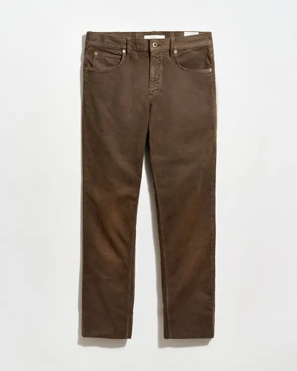 Billy Reid Moleskin Cochran Jean - Coffee