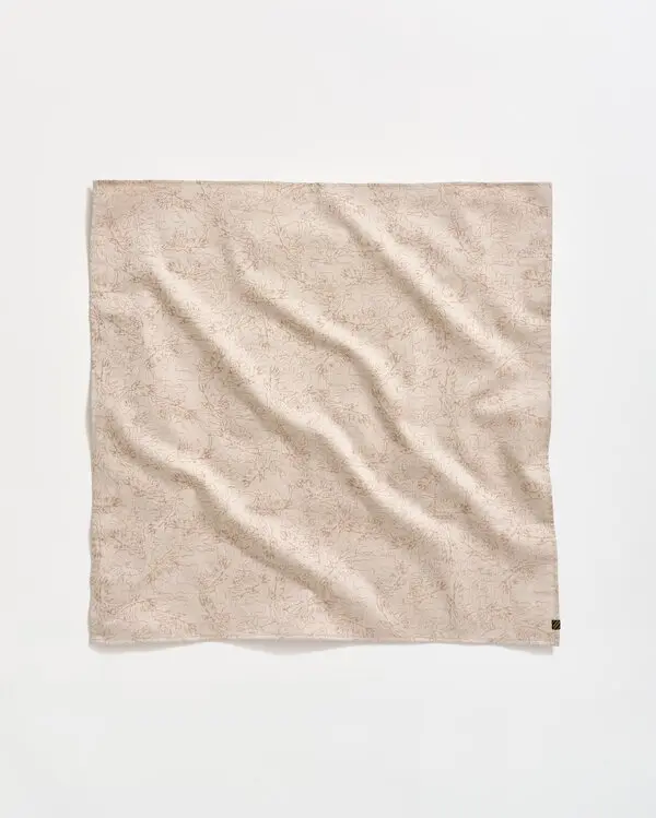 Billy Reid Melange Yellowhammer Bandana - White