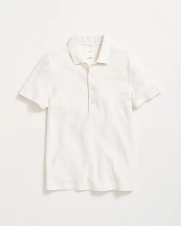 Billy Reid Hemp Cotton Twill Polo