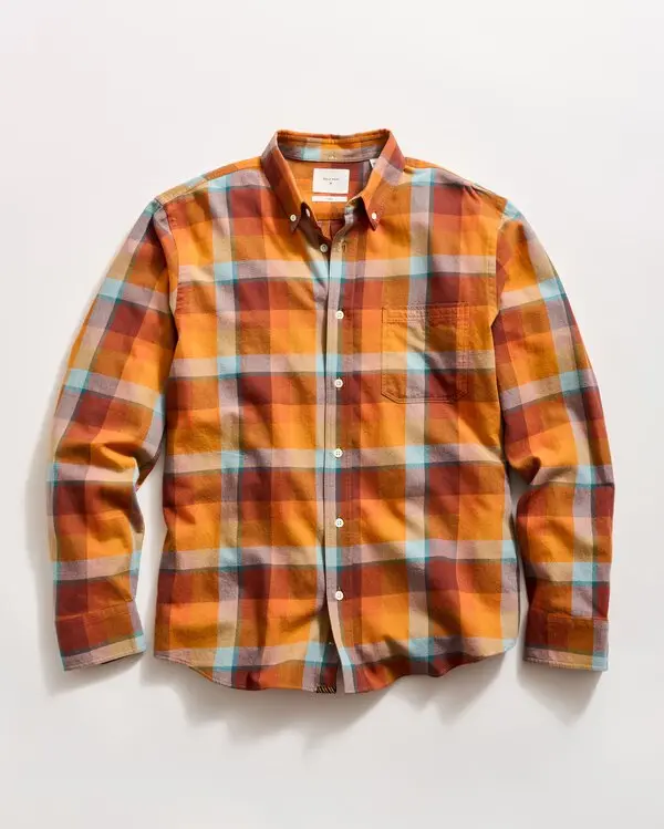 Billy Reid Bold Plaid Tuscumbia Shirt Button Down - Multi Colored