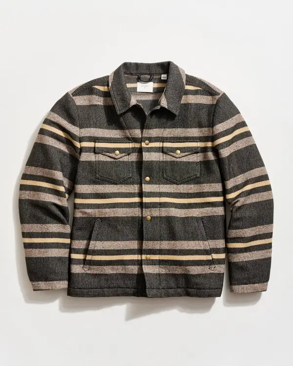 Billy Reid Heirloom Stripe Woodsman Jacket