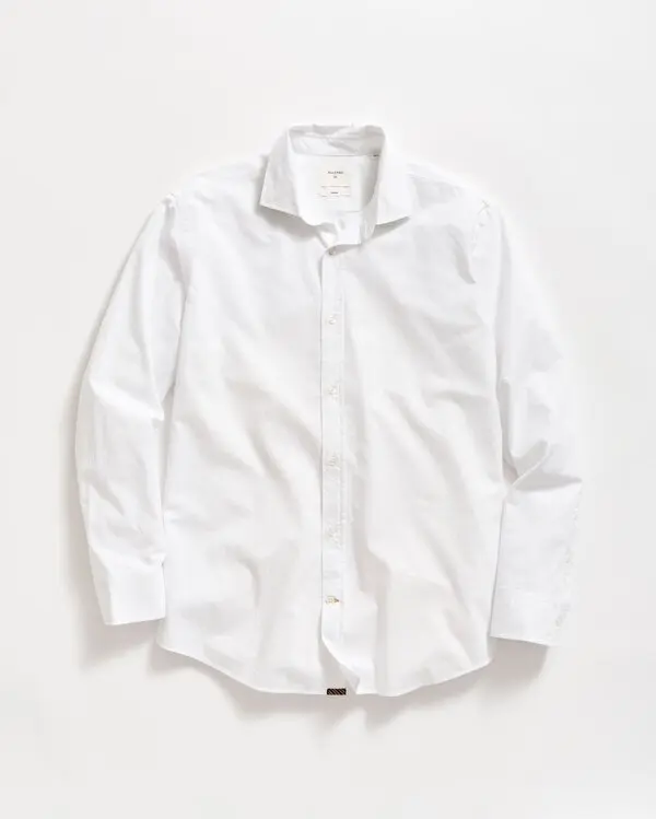 Billy Reid Coupe Holt Dress Shirt - White
